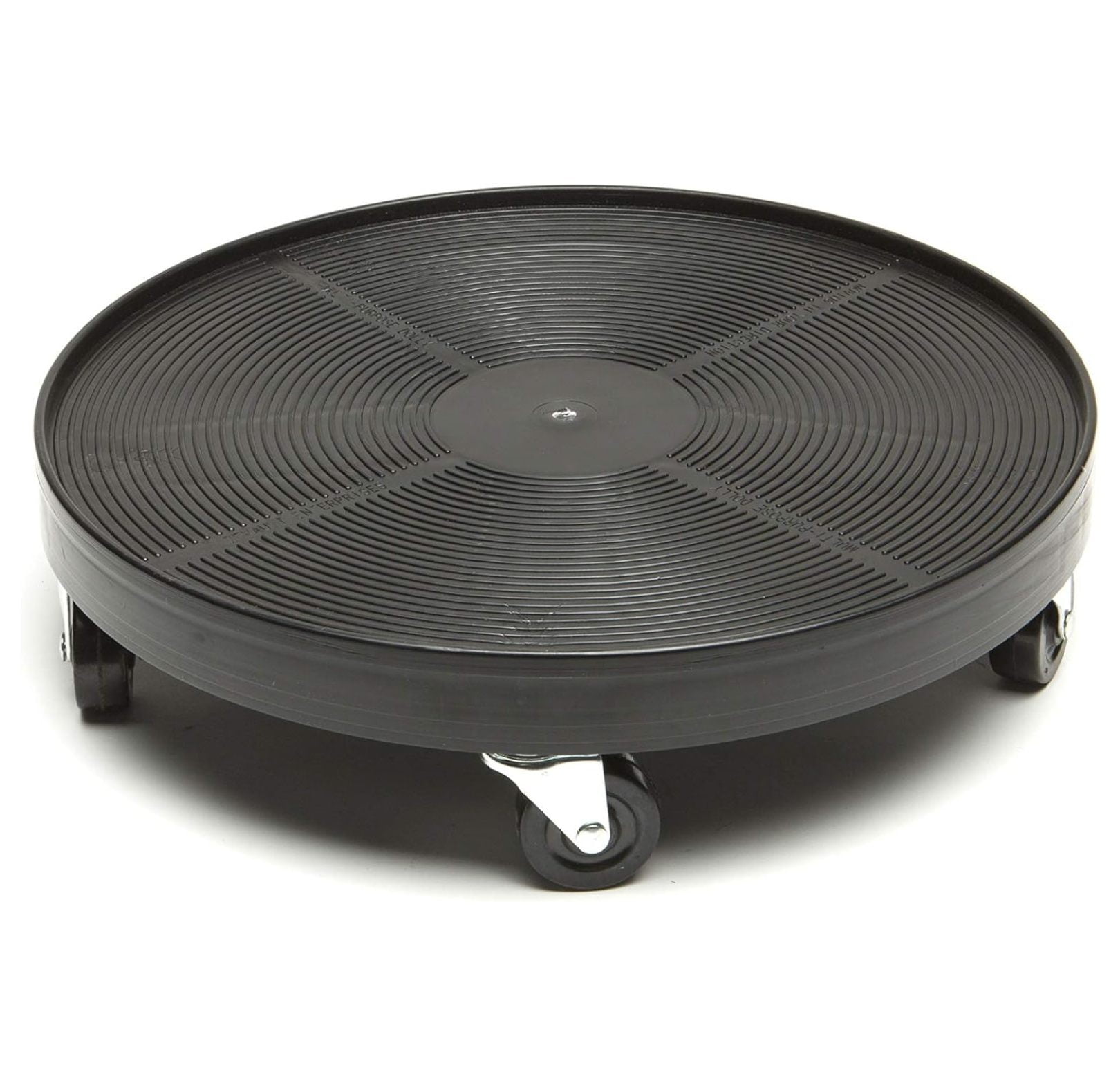 16" Black Bucket Dolly & Garage Caddy- Oil Dolly & Round Garage Dolly ...