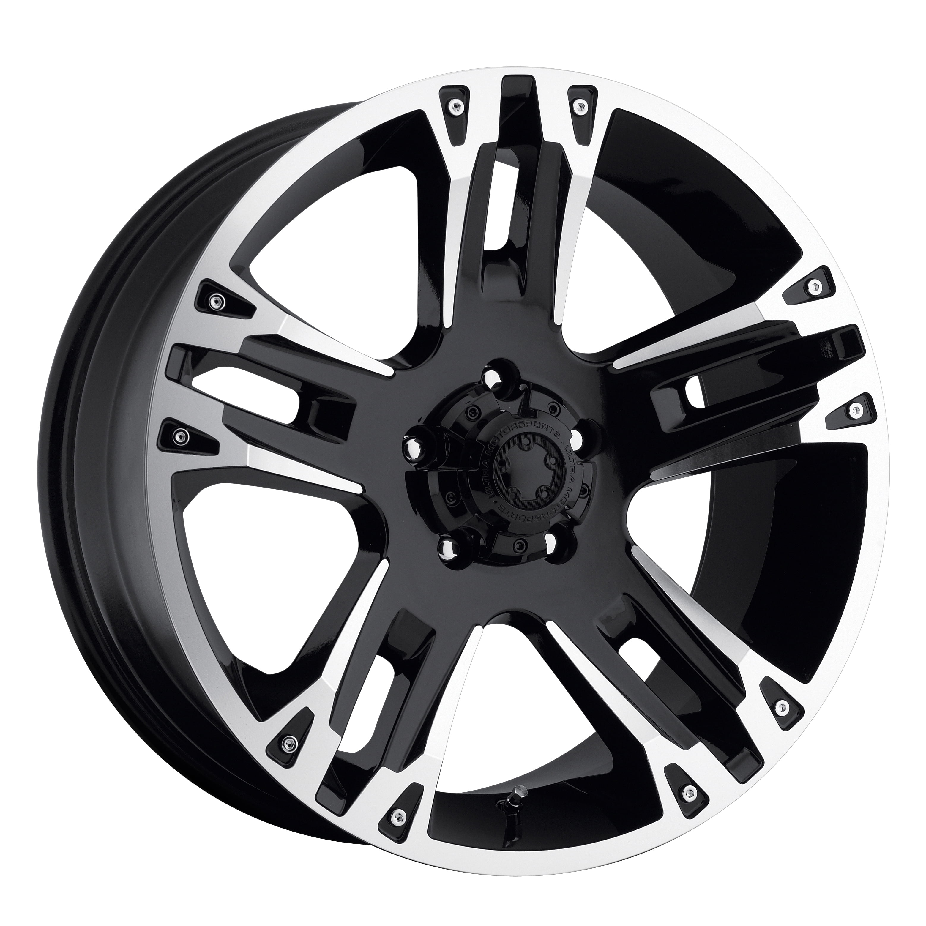 16" Black With Diamond Cut Accents Maverick 234/235 Wheel by Ultra ...