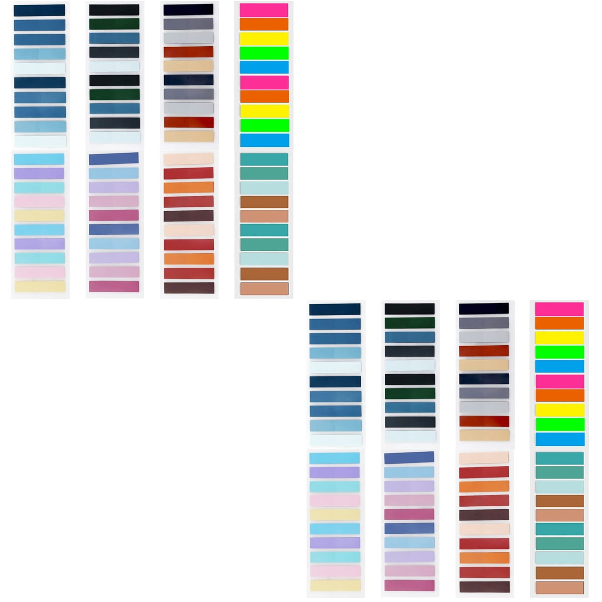 16 Books Transparent Book Cases Self-adhesive Sticky Flags Highlight ...