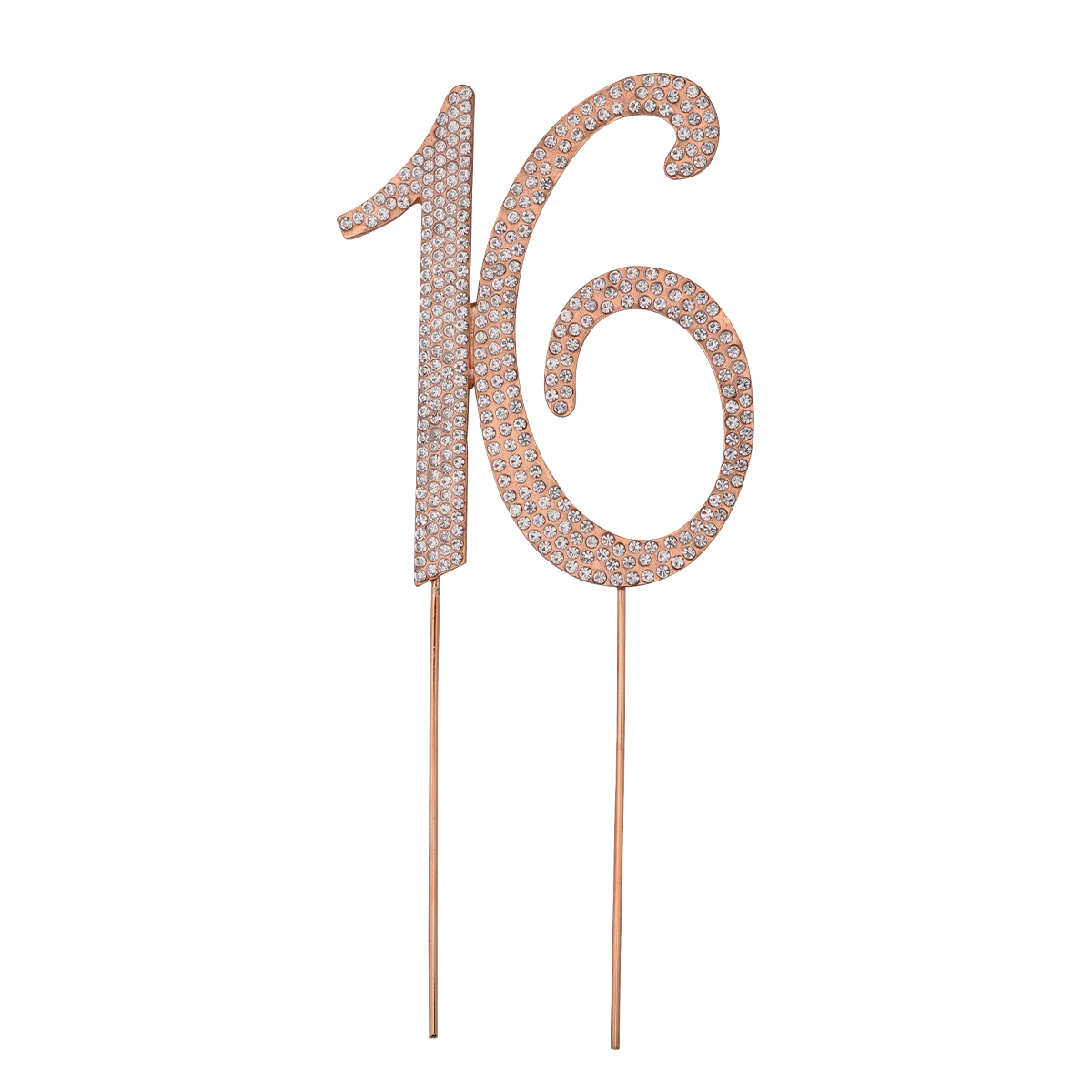 16 Cake Topper for 16th Birthday Party or Anniversary Crystal ...