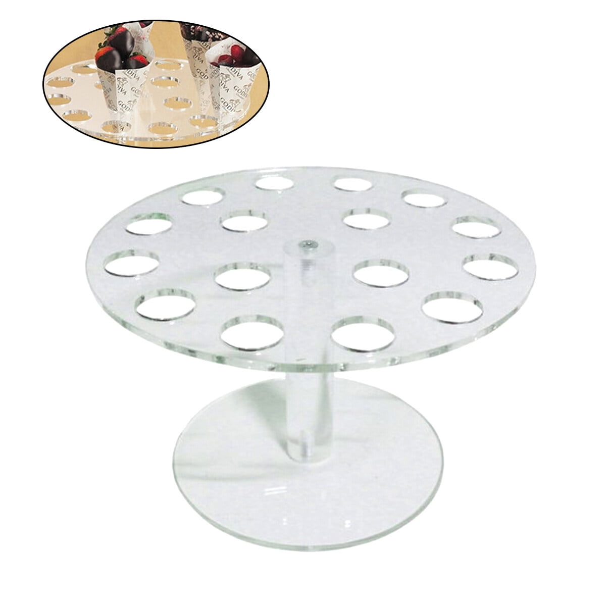 16 -Capacity Candy Floss Sugar Ice Cream Holder Ice Cream Cone Holder ...