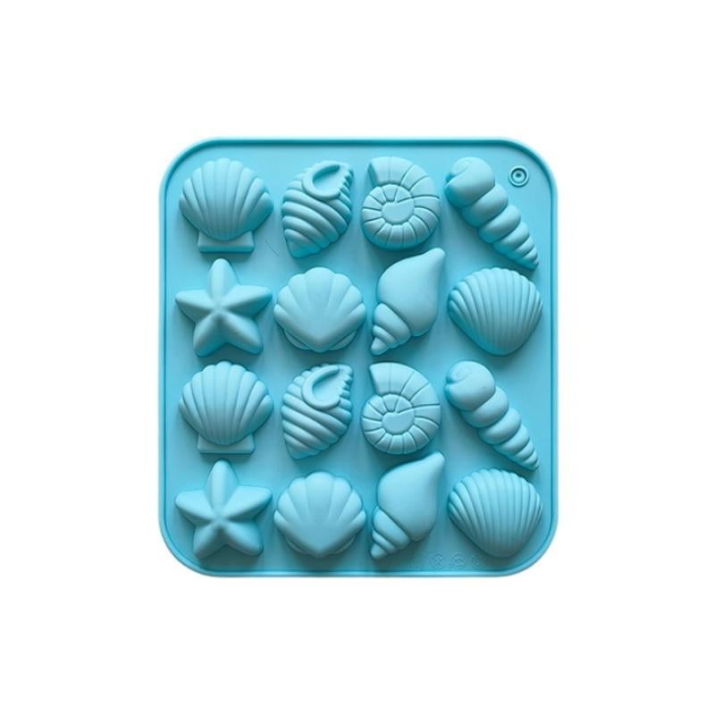 16 Cavity Seashell Conch Starfish Silicone Molds Ocean Silicone Mold ...