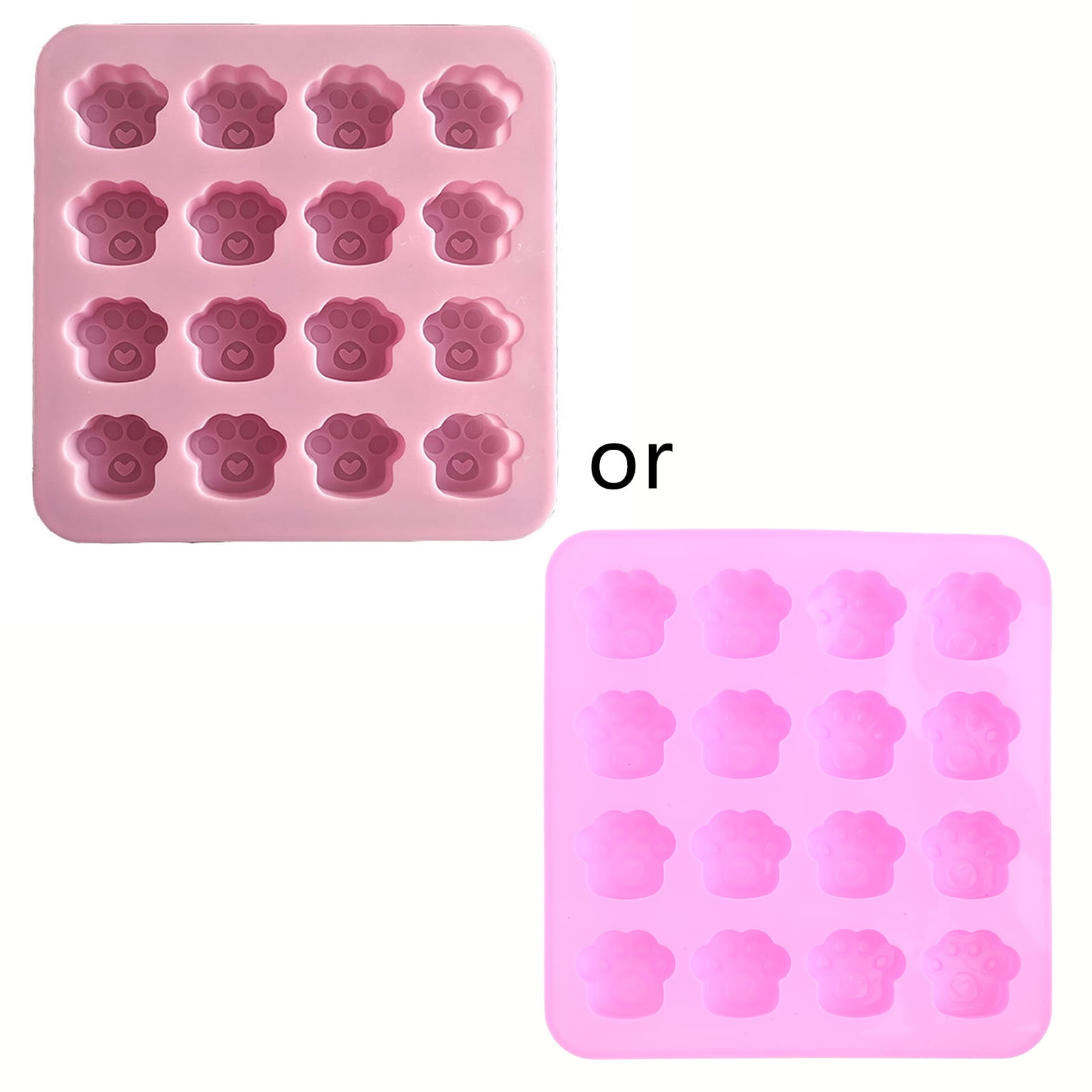 16-Cavity Silicone Paw Print Mold Animal Palw Resin Mold Dog for ...