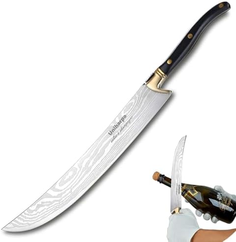 16" Champagne Saber Sword with Wood Handle & Stainless Steel Blade ...