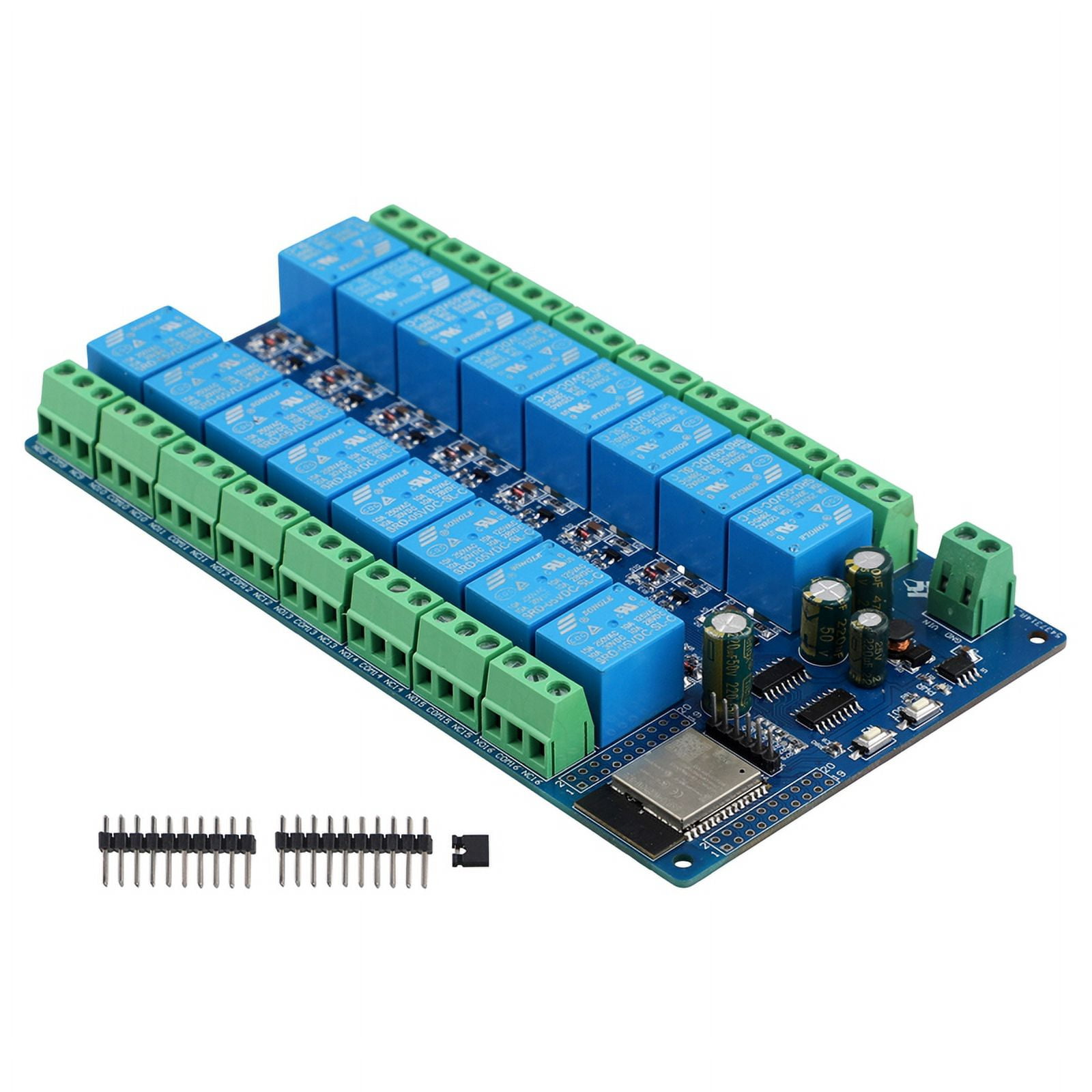16 Channel Relay Module DC5-12V Power Supply ESP32 Development Board ESP32-WROOM Secondary ...