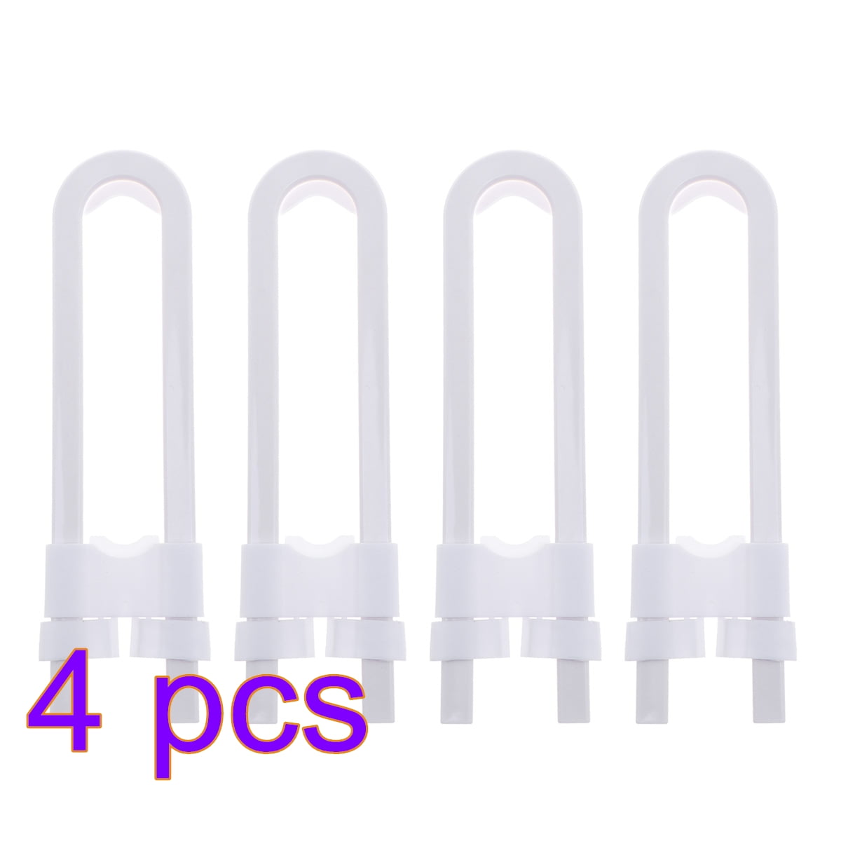 ToyKAKA U-Shaped Cabinet Locks White for Baby Proofing Kitchen Door ...