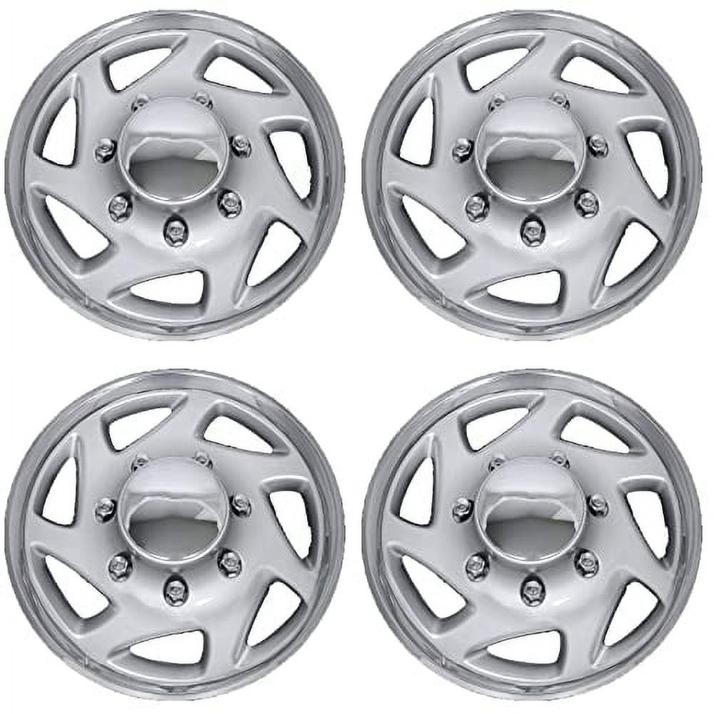 16" Chrome HubCaps Compatible With E150 E250 E350 E450 1999-2015 ...