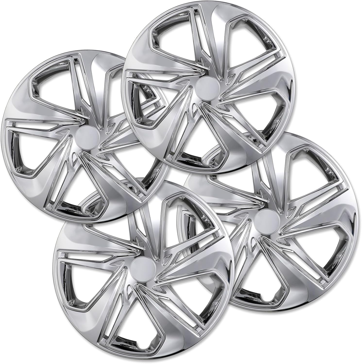 16" Chrome Hubcaps for Honda Civic Sedan 2016-2026 Steel Wheels - Set ...