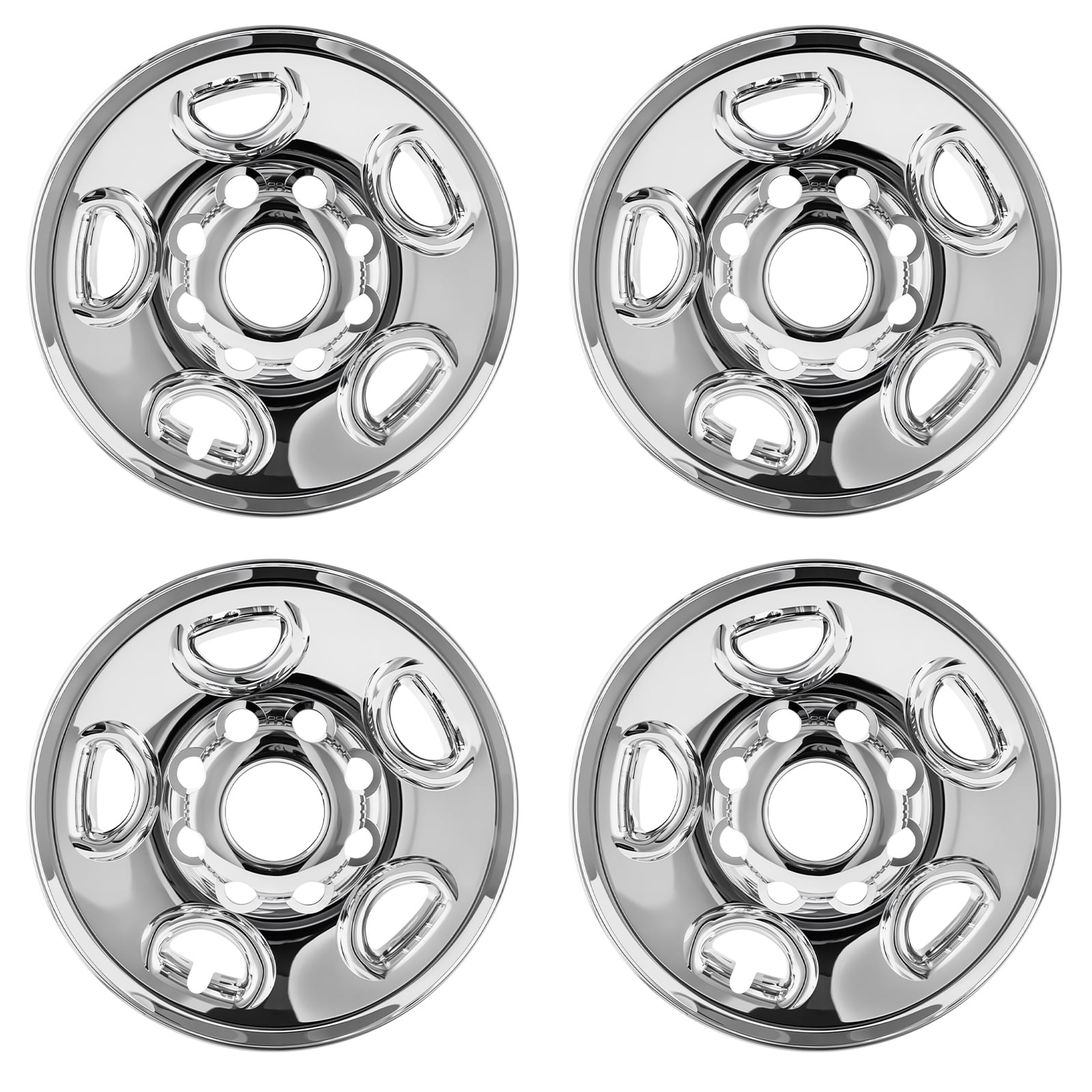 16'' Chrome Wheel skins for Chevy Express /GMC Savana 1500 2500 3500 ...