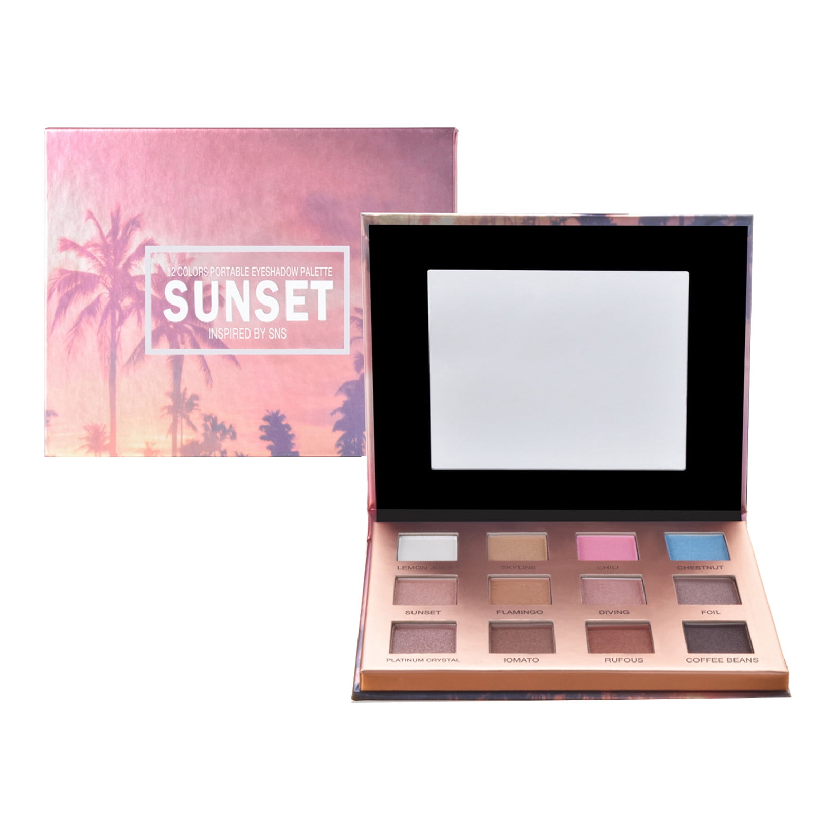 16 Color Eye Color Changing Lawless Makeup Dark Eye Shadow Sparkling ...