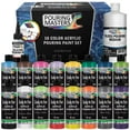 Pouring Masters 16-Color Acrylic Paint Set - Pre-Mixed High Flow 8oz ...