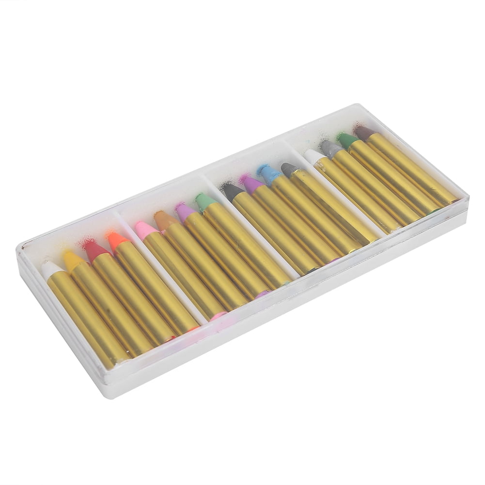 16 Colors Face Body Paint Crayons for DIY Art and Halloween Makeup ...