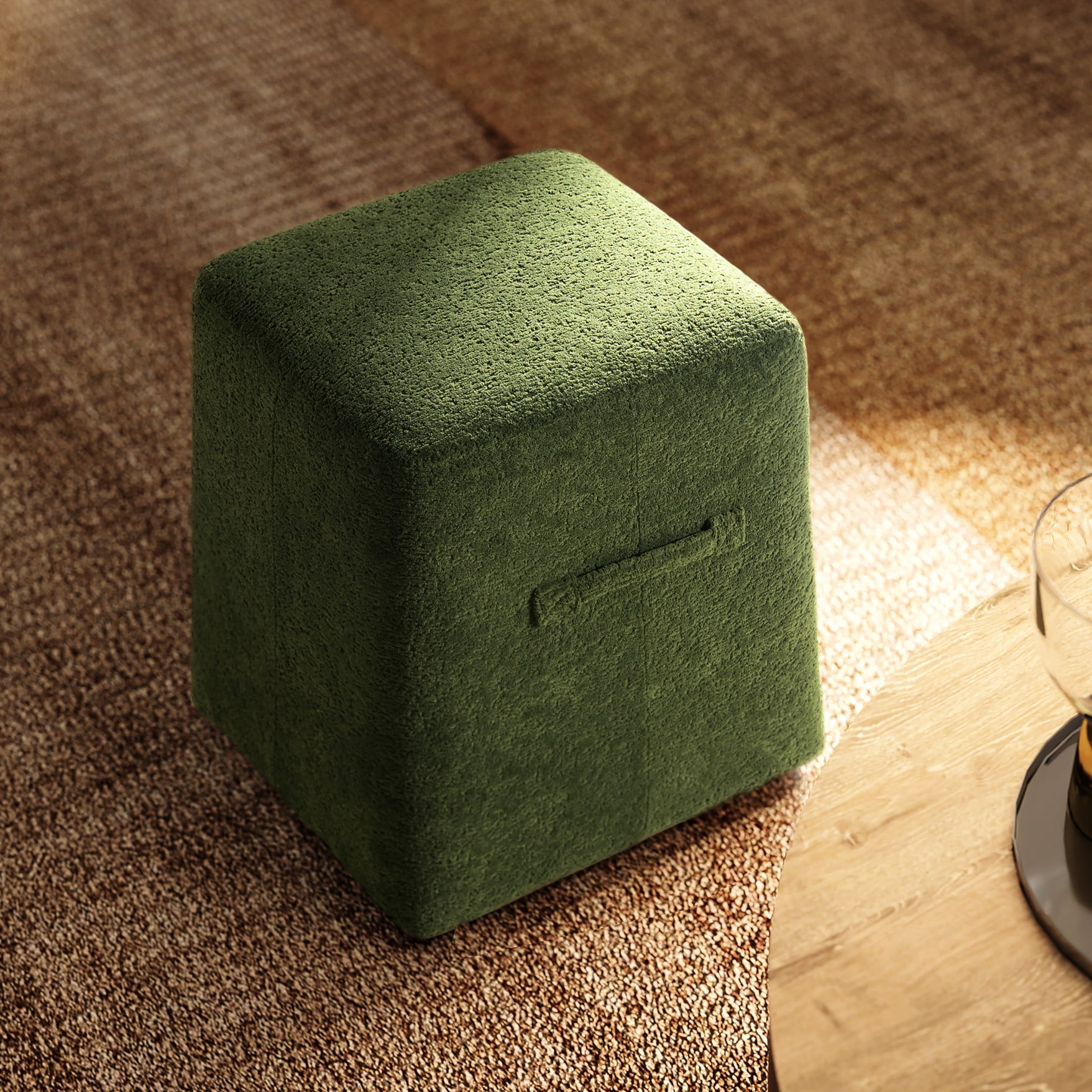 16" Compact Ottoman - Multi - purpose Function - In Limited Spaces ...