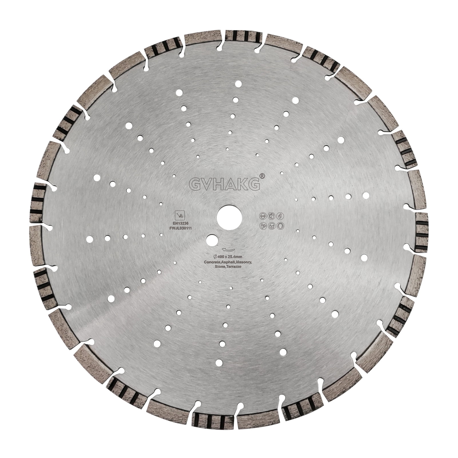 16" Concrete Diamond Blade, Asphalt Blade for Hard Reinforced Masonry ...