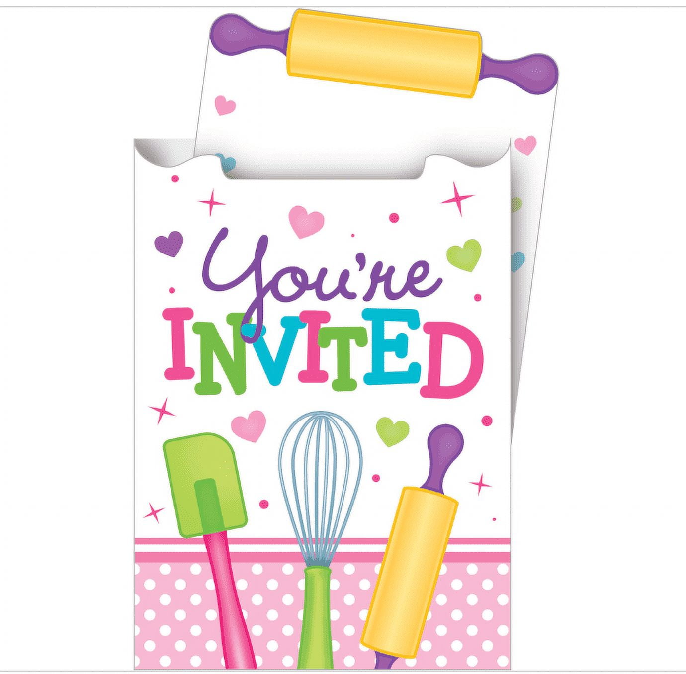 16 Count Little Chef Pop up Party Invitations - Walmart.com
