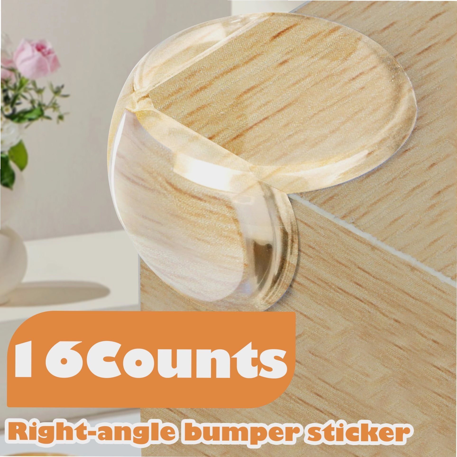 16 Counts Baby Proofing Corner Protector,Round Baby Proof Bumper for ...