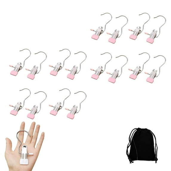 16 Counts Boot Hangers for Closet, Premium Anti-Rust Metal Hanging Hook ...