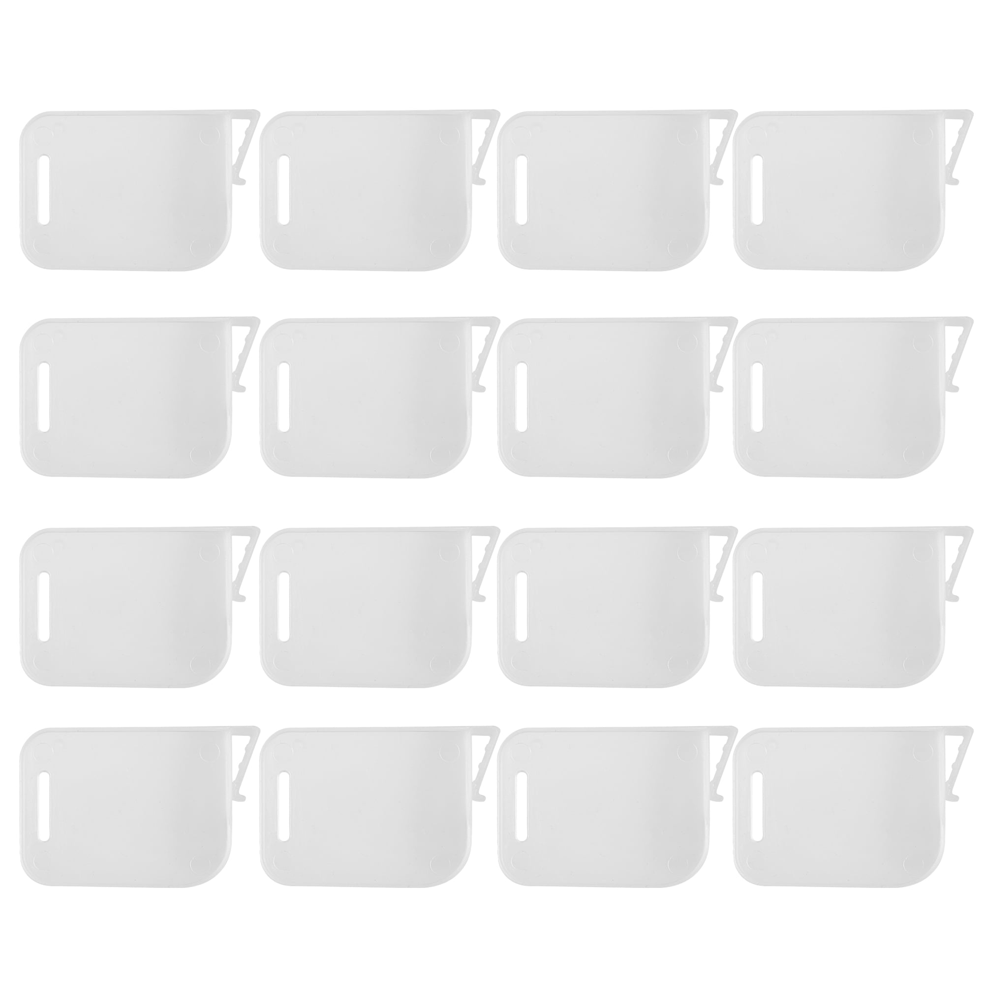 16 Counts Fridge Drawer Divider,Clear Refrigerator Organizer Bins ...