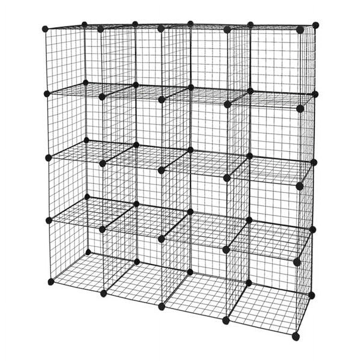 16-Cube Organizer Cube Storage Storage Shelves Wire Cube Storage ...