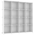 16 Cube Storage Organizer, Stackable Closet Shelving, DIY Portable ...
