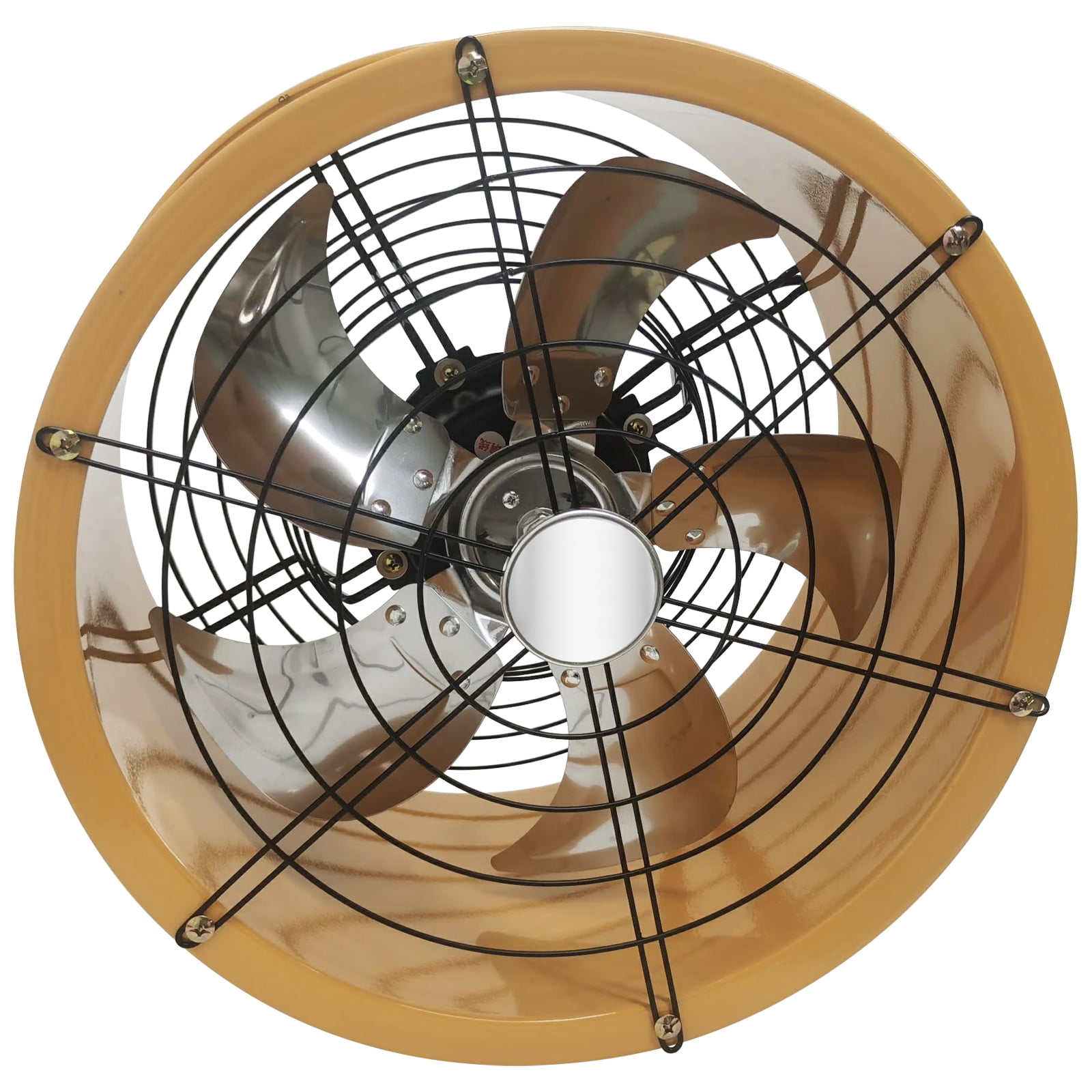 16" Cylinder Pipe Fan Wall Mounted Pipe Fan Draft Fan 220V Single-phase ...