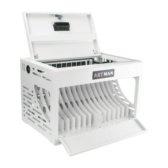 16-Device Charging Station for Laptops/Tablets, Charging Cabinet for ...