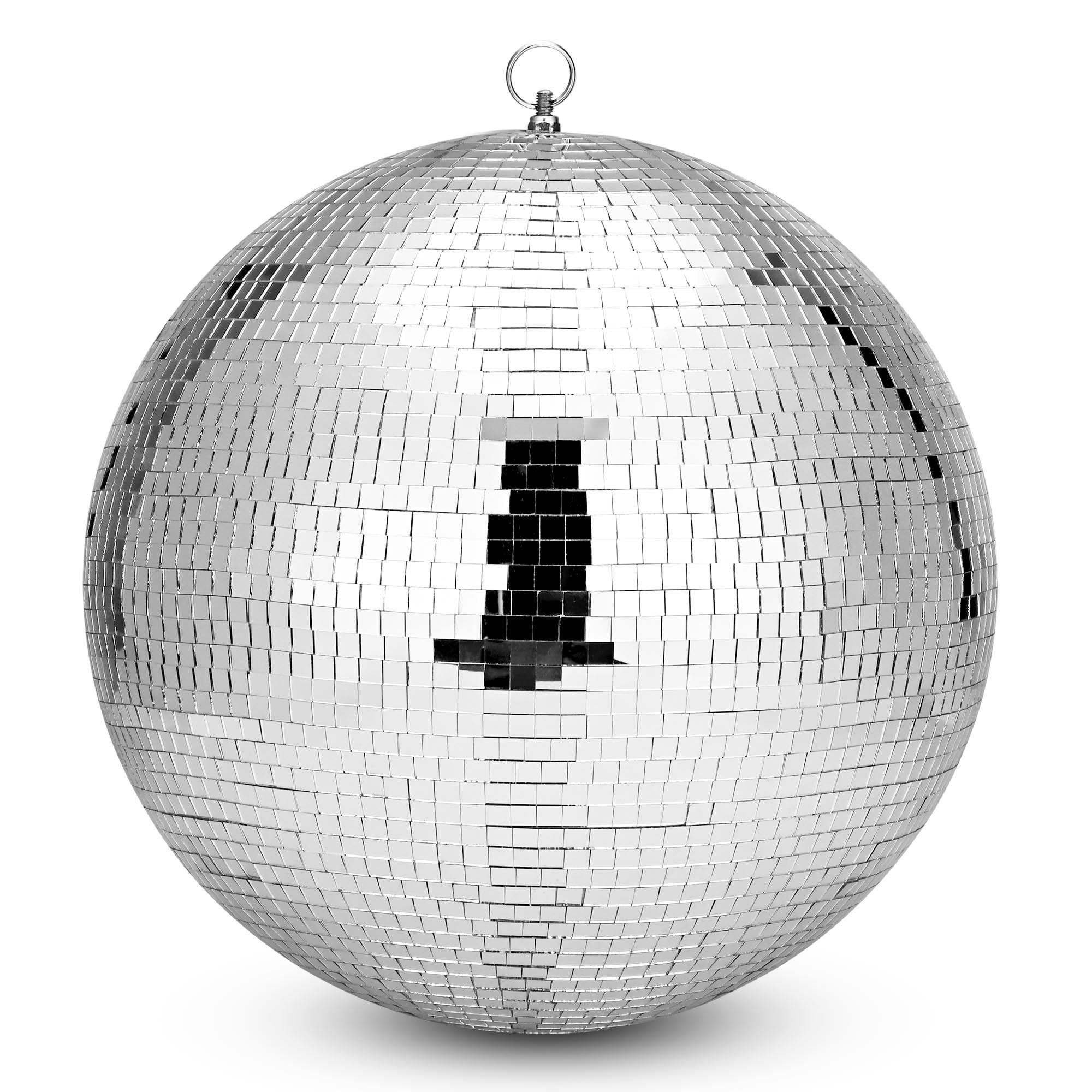 Yescom 16" Large Disco Ball Mirror Big Hanging Glass Decor for 70s 80s ...