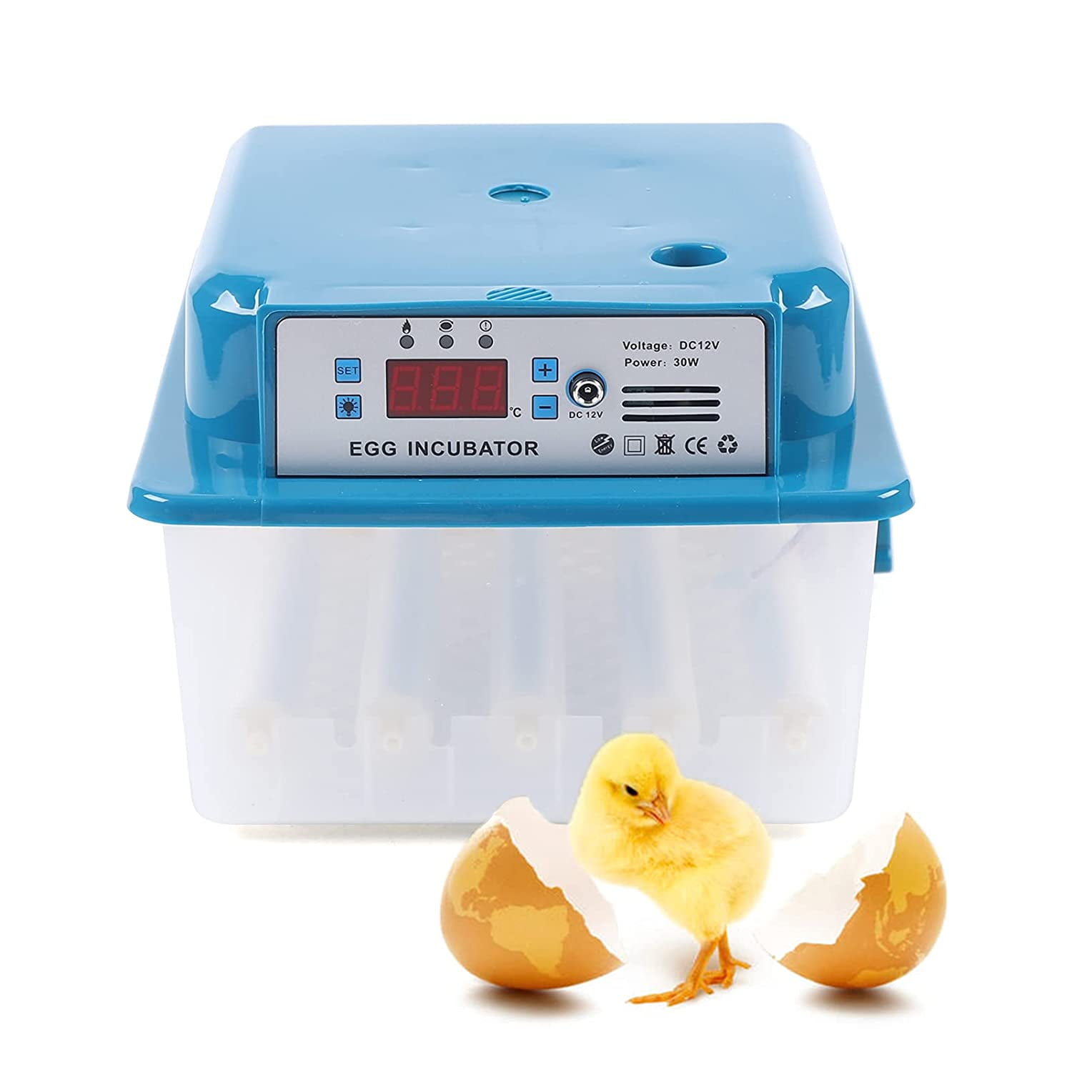 16 Egg Incubator with Automatic Egg Turning and Humidity Control,Egg ...