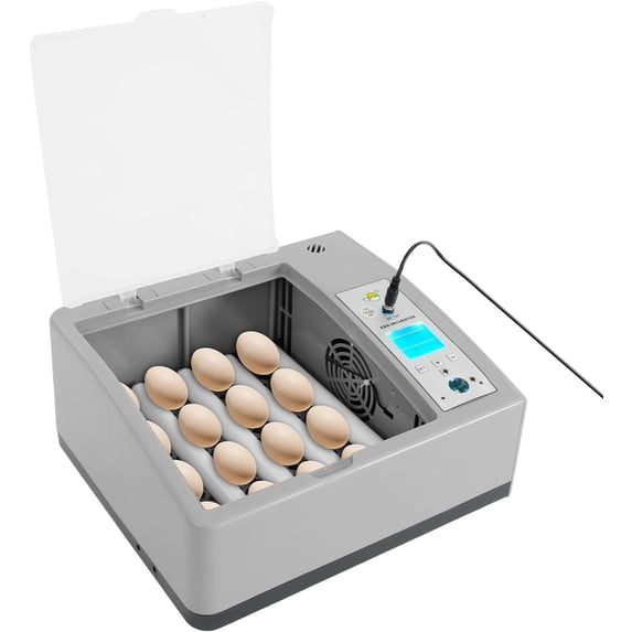 16-Egg Incubator with Automatic Turner -Digital Poultry Egg Incubator ...