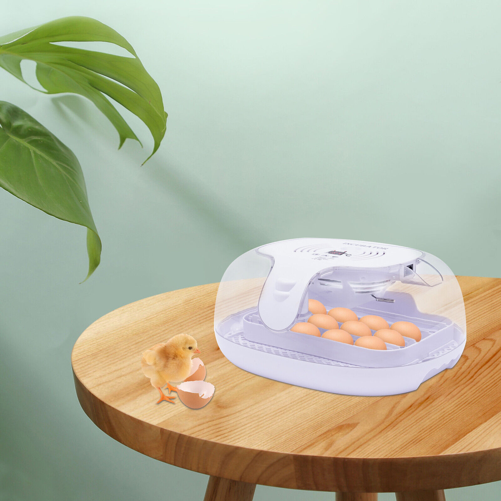 16 Eggs Incubator Digital Hatcher Chicken Egg Automatic Turner Turning ...