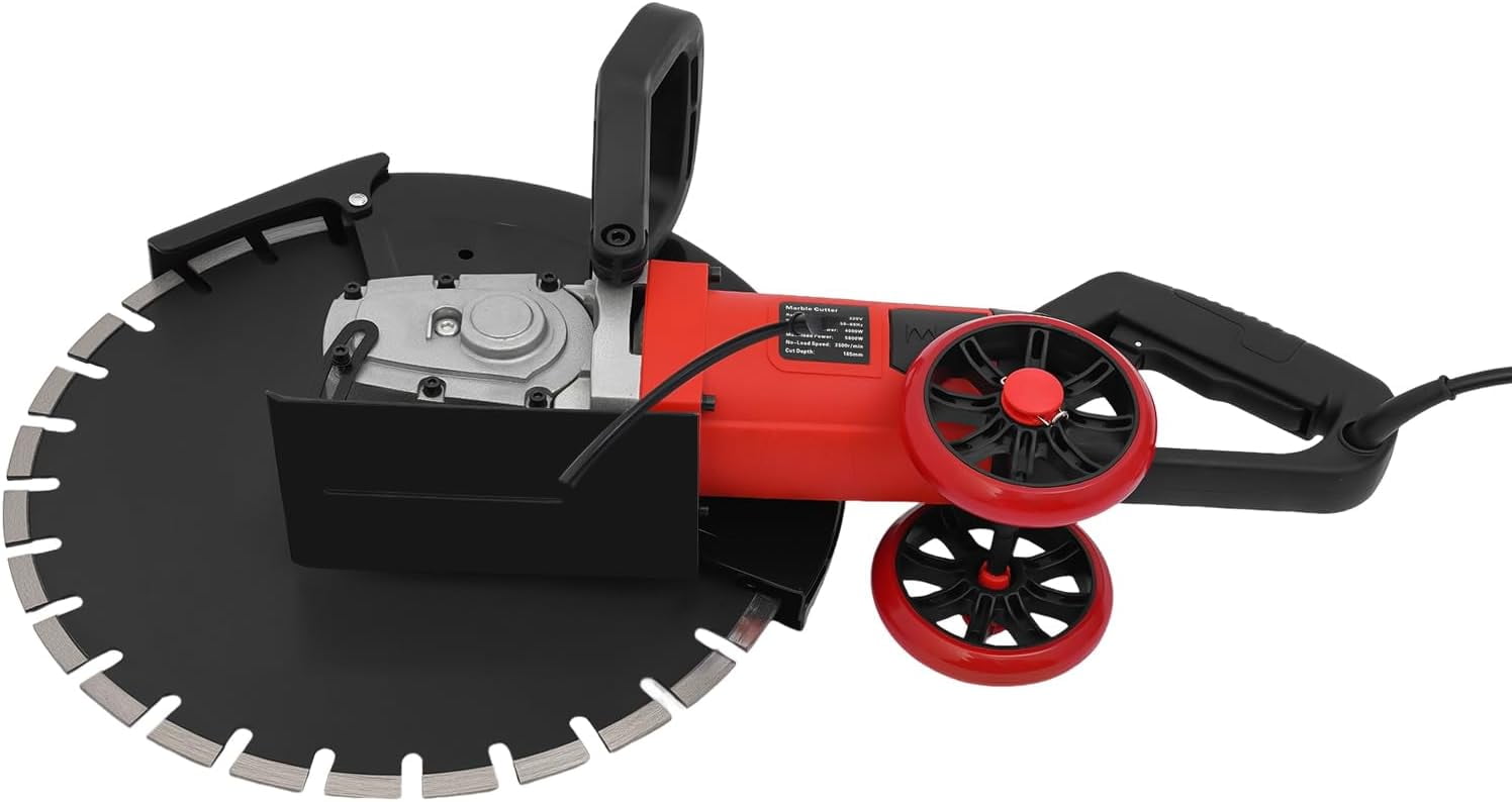 16" Electric Concrete Saw 4000W Wall Chaser Concrete Cutter Adjustable ...