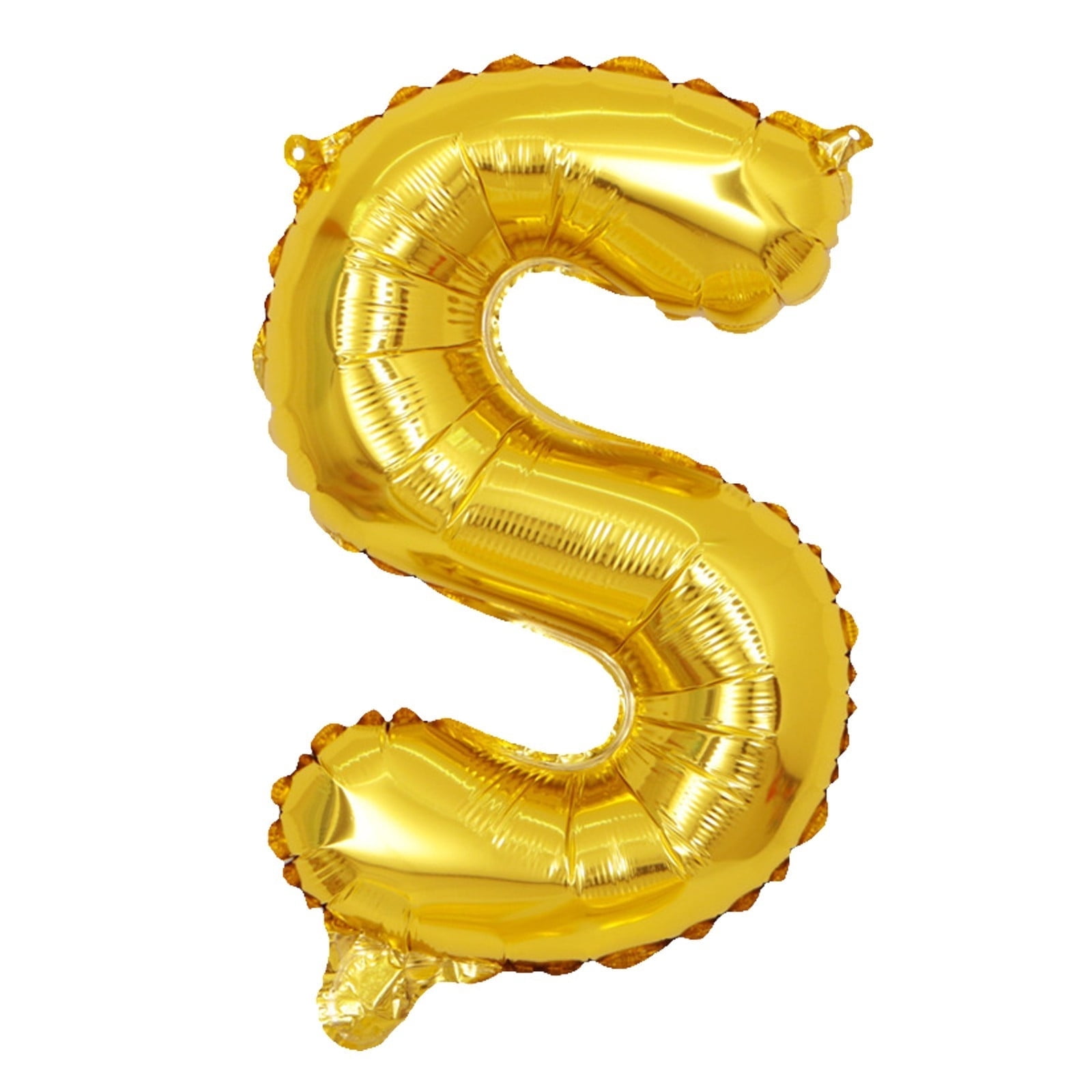 16 "English Letter Balloon Gold (Shipped Without Inflator) S Gold ...