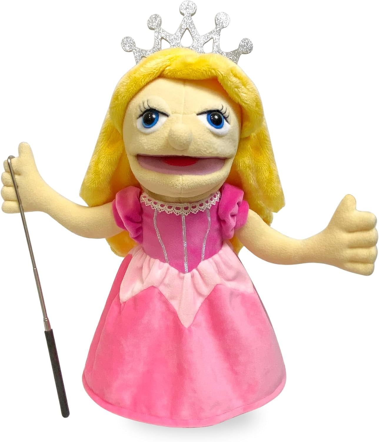 16" Entriloquist Puppet,Hand for Kids Plush Princess Puppe t for Adults ...