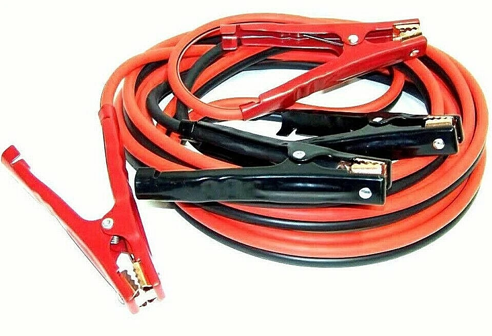 16 FT 4 Gauge Booster Cable Battery Jumping Emergency Cables Jump Start ...