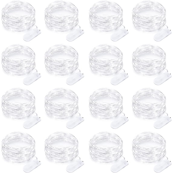 16 Fairy Lights Operated String Lights 10 30 Twinkle Lights Mason Jar ...