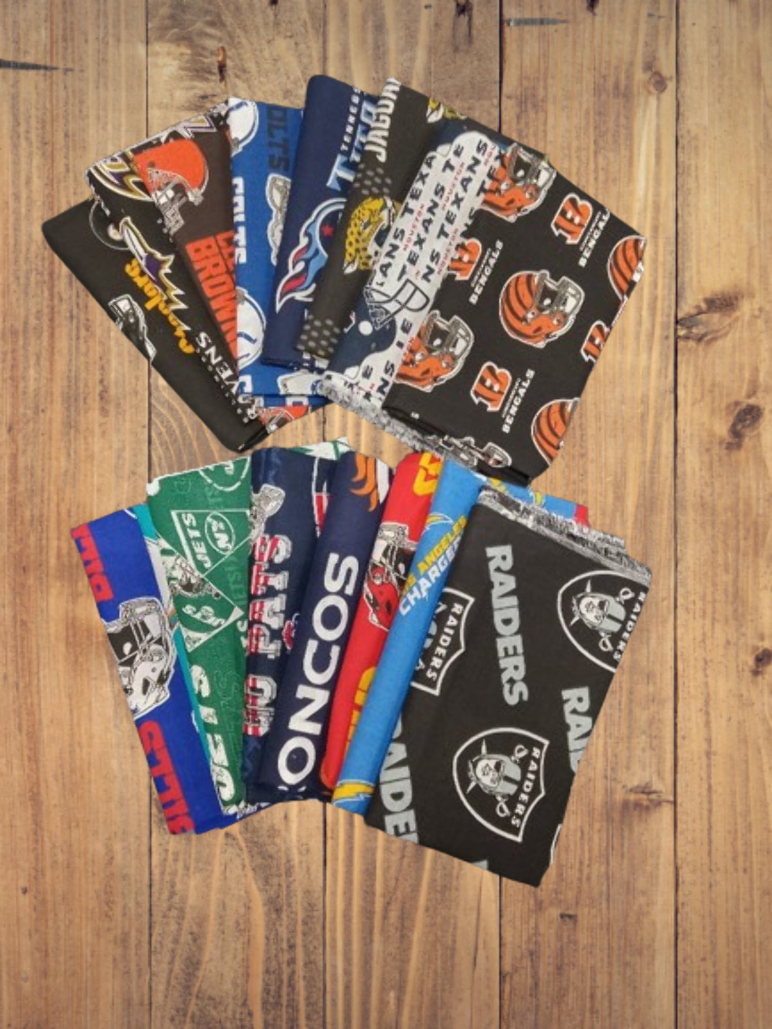 16 Fat Quarters - AFC NFL Fat Quarter Bundle - Walmart.com