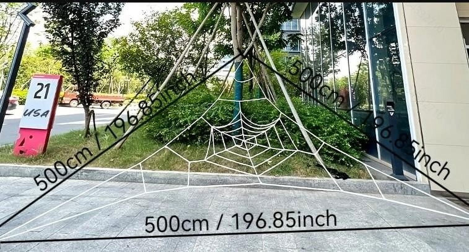 16 Feet Halloween Spider Web Decoration, Giant Spider Web for Indoor ...