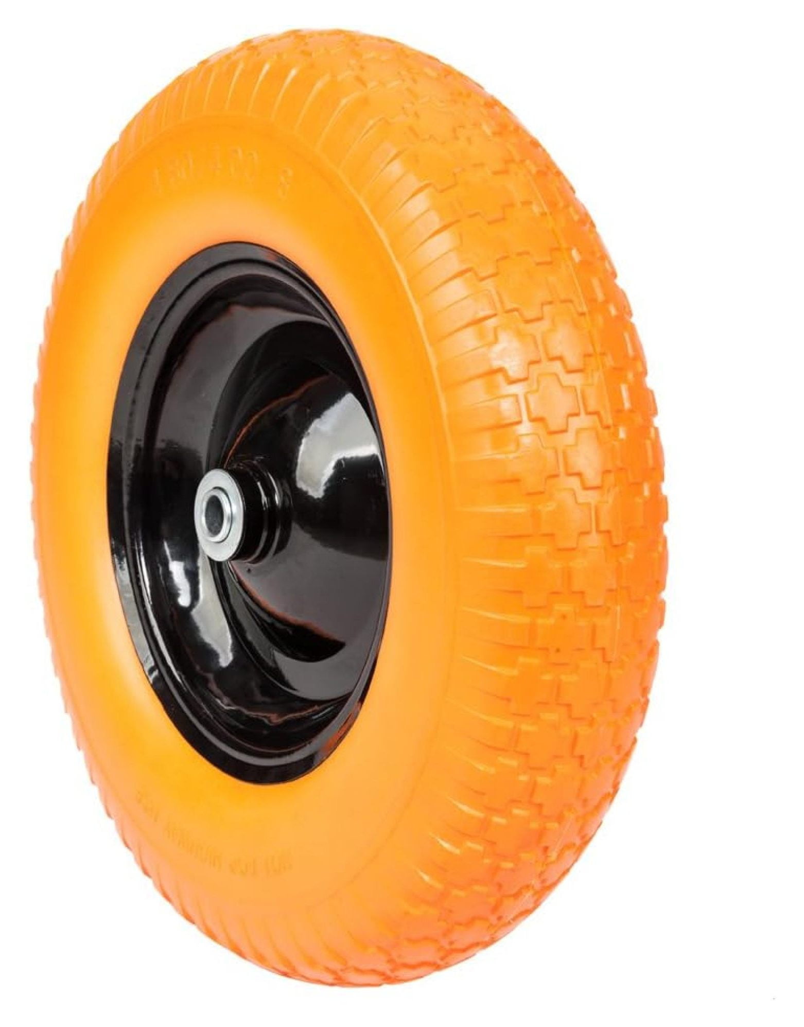 16" Flat Free Wheelbarrow Tire, Axle Shaft 5/8'' Bearing, Solid Foaming ...