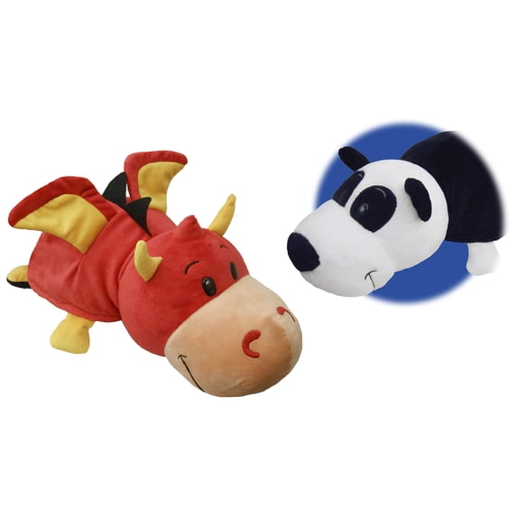 16" FlipaZoo Panda/Red Dragon - Walmart.com
