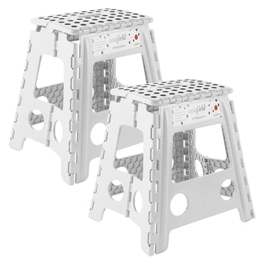 Folding 2 Step Stool, Non-Slip Folding Stool, Bedside Step Stool ...