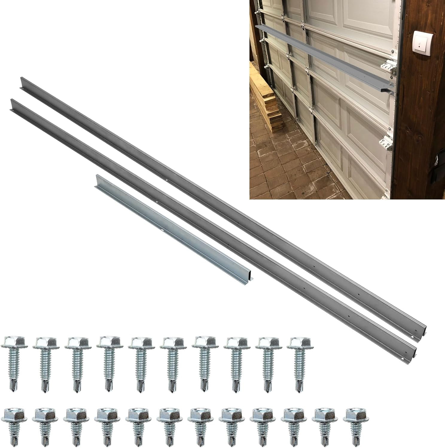 16 Foot Garage Door Strut, Garage Door Strut 16 Foot, Heavy Duty Garage ...