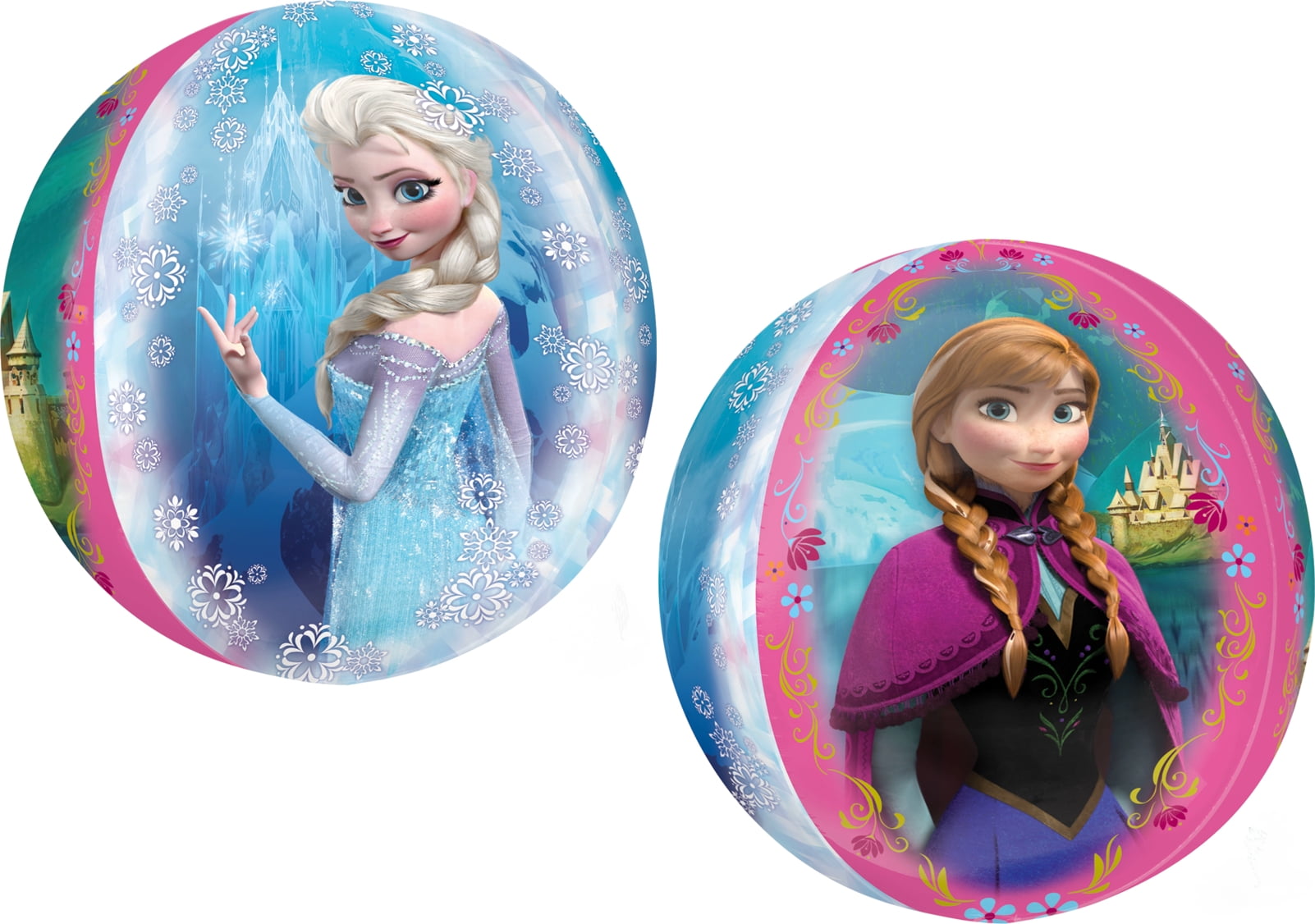 16" Frozen Orbz Foil Mylar Balloon (1ct) - Walmart.com