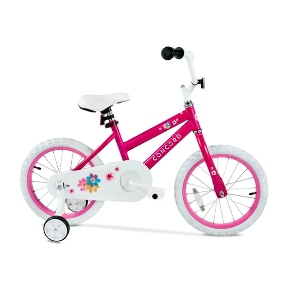 Concord 16 inch Kid's Bike, Girls, Pink, Fits Riders 42-48 Inches - Walmart.com