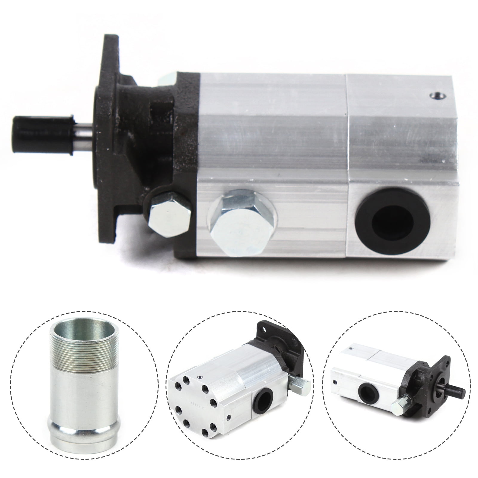 16 GPM Hydraulic Log Splitter Pump 2- Stage Replacement Log Splitter Hi ...