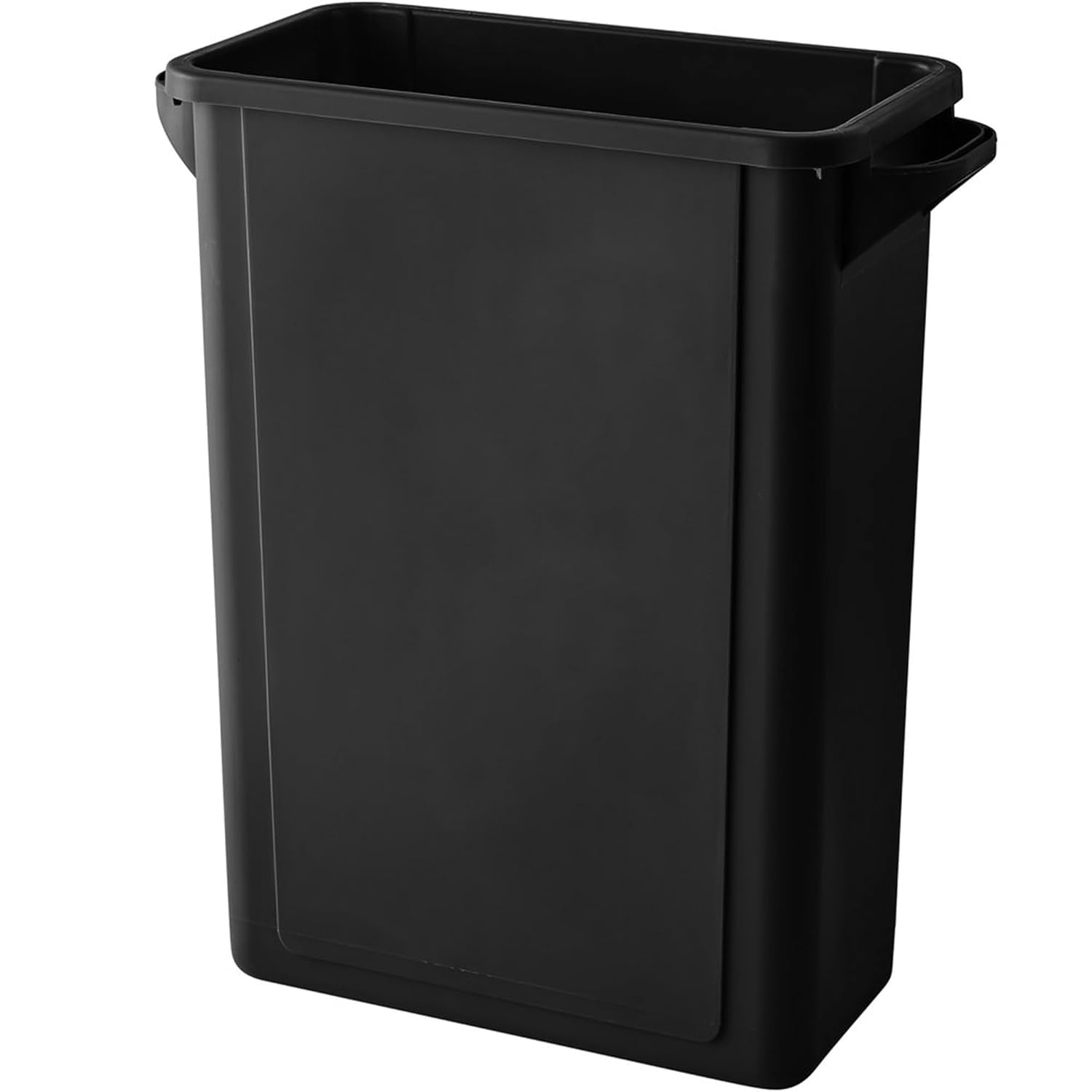 16 Gallon Black Slim Trash can Restaurant Trash can Commercial Trash ...