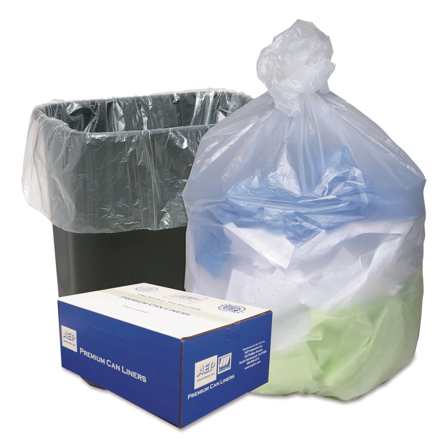 Ultra Plus High Density Can Liners 16gal .315mil 24 x 33 Natural 200 ...