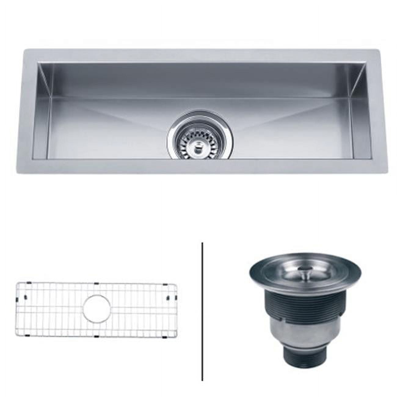 16 Gauge Narrow Trough Undermount Nesta Bar Prep Sink, 23 x 8 in ...