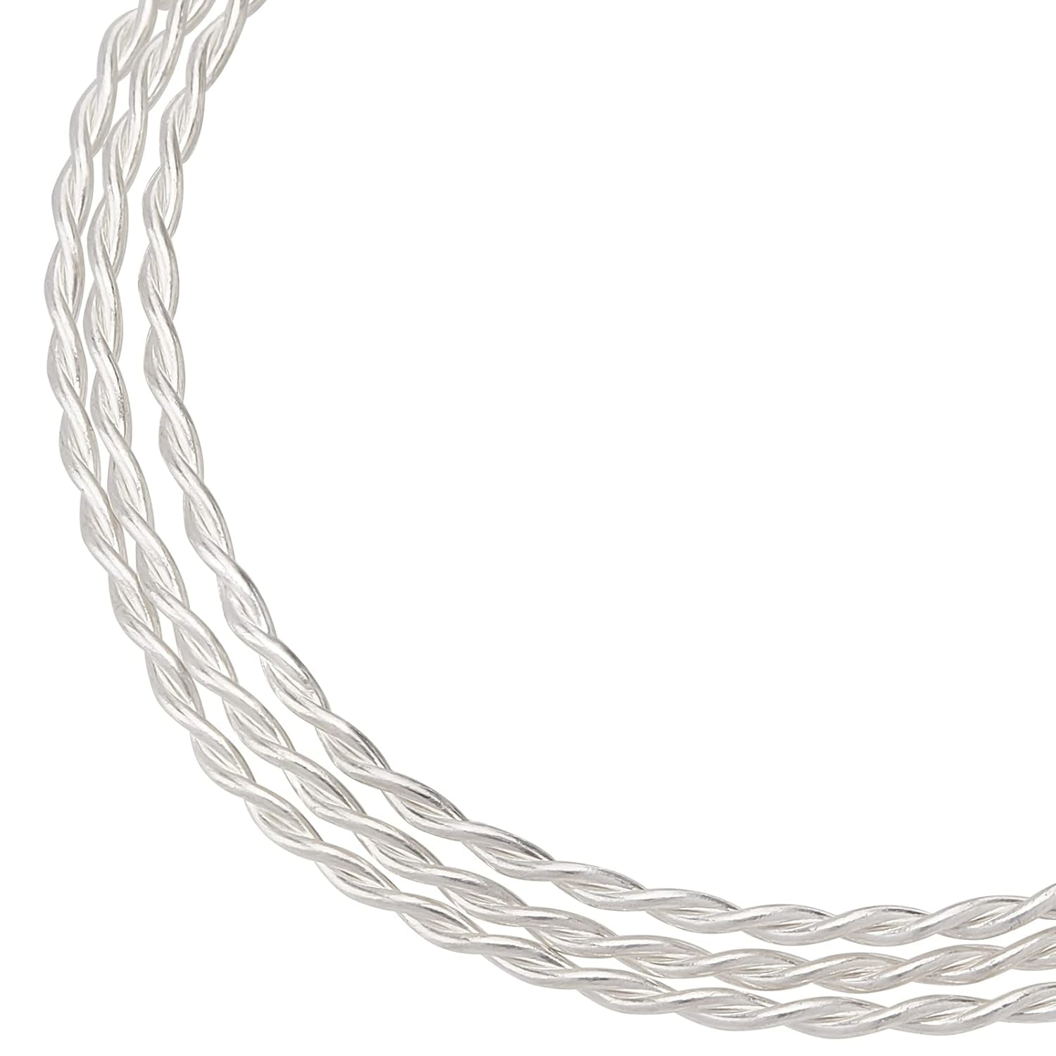 16 Gauge Pure Silver Sterling Wire 1.6 Feet Dead Soft Round Twist Wire ...