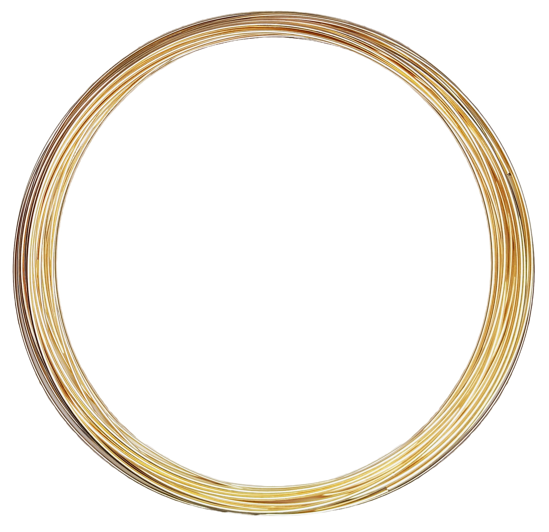 16 Gauge, Round, Half Hard, 14/20 Yellow Gold-Filled Wire - 10 FT - for ...