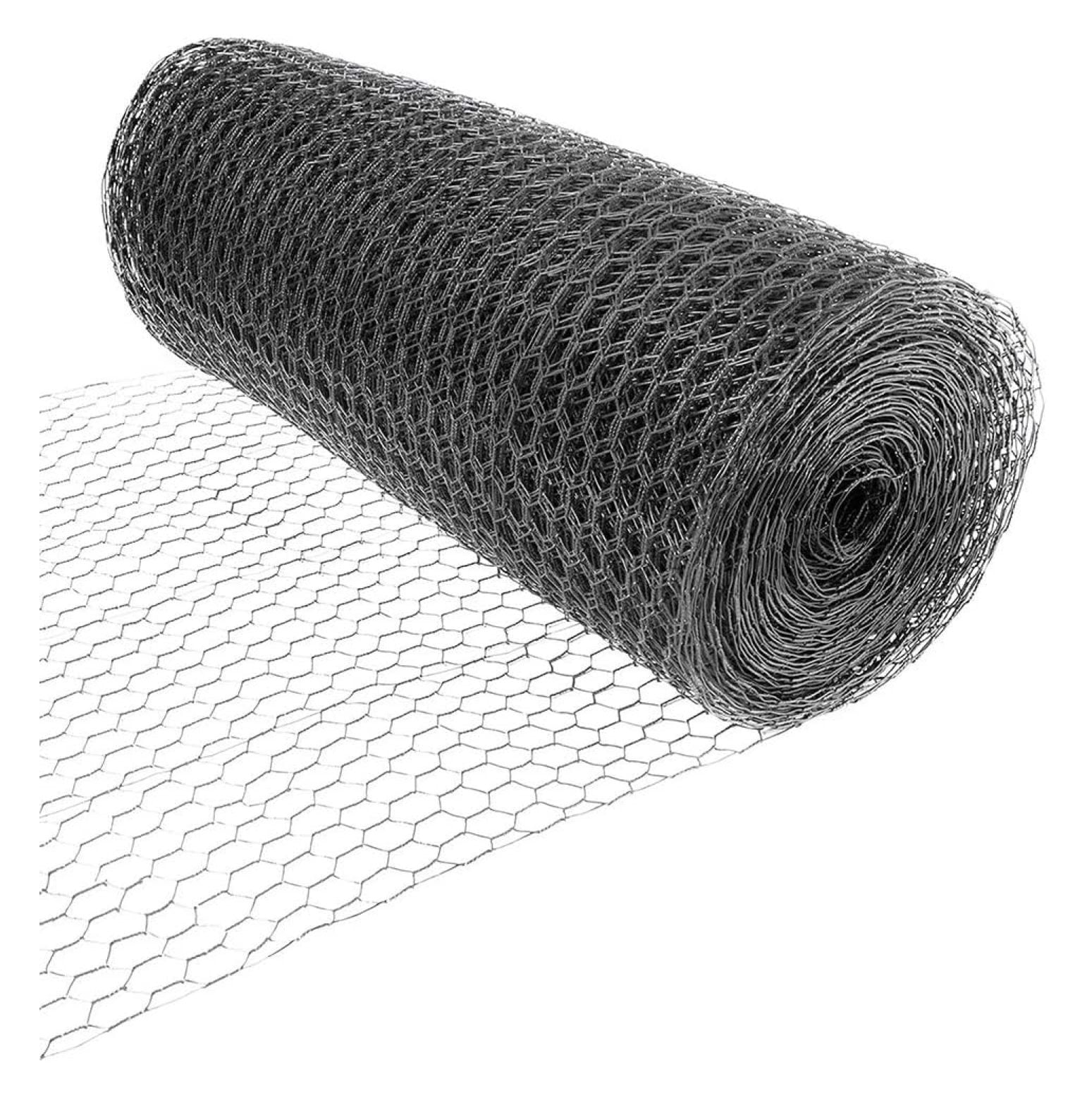 16 Gauge Vinyl Coated Hex/Poultry Netting Mesh 1.5" (3 ft. x 150 ft ...